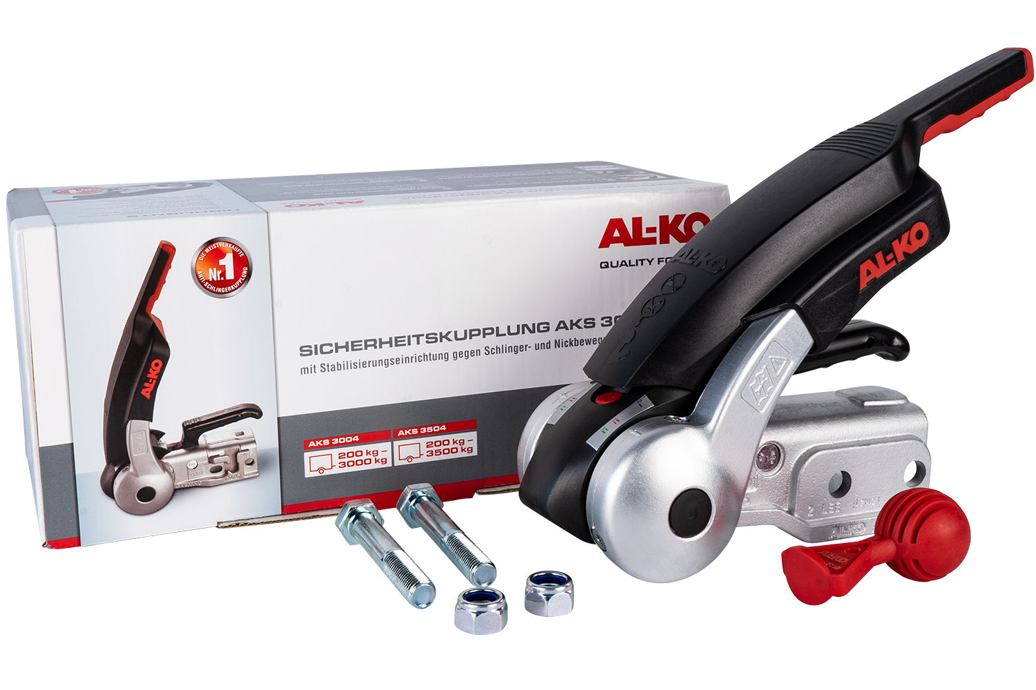AL-KO AKS 3504 hitch with anti-theft protection - UNITRAILER