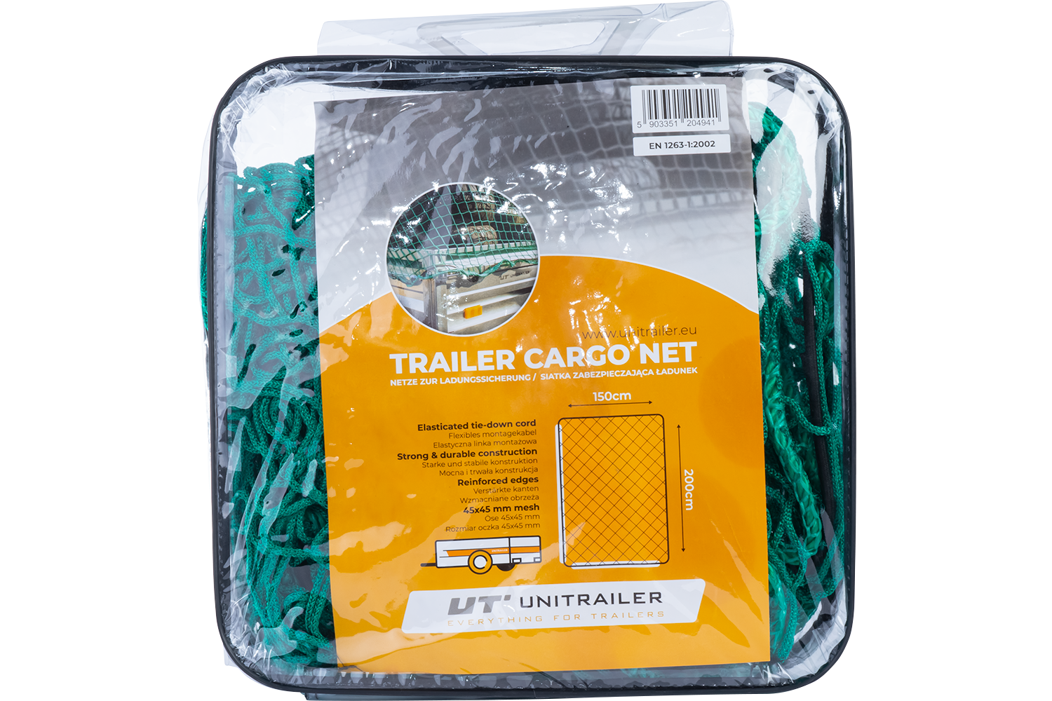 Trailer cargo net by UNITRAILER - 2000x1500 mm - UNITRAILER