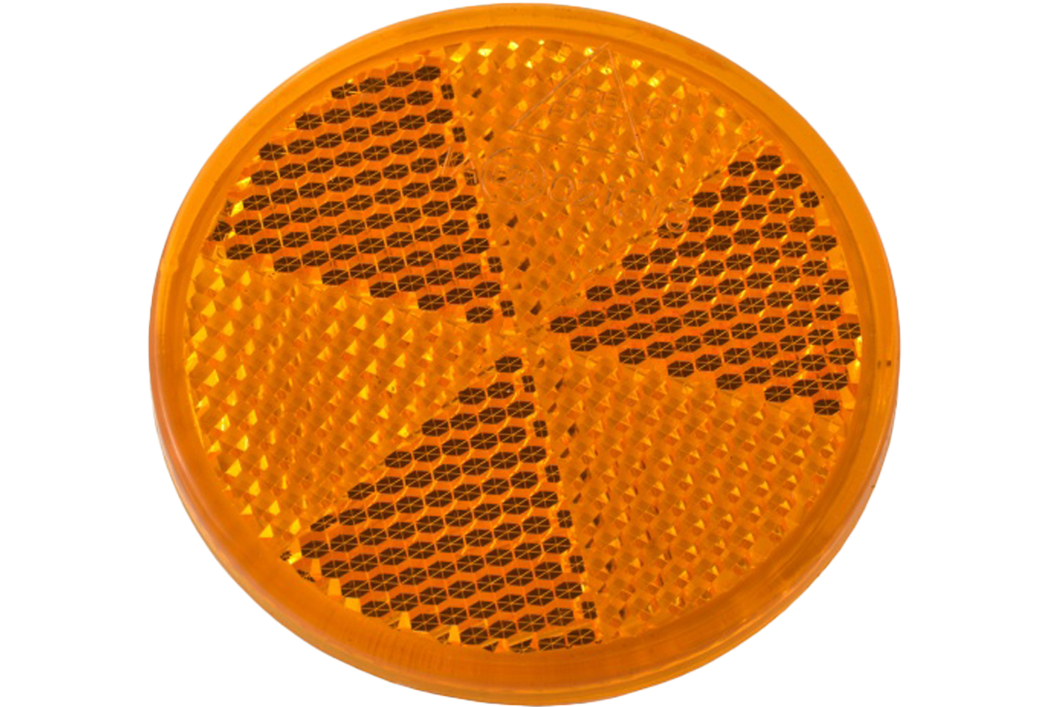 Set: four self-adhesive yellow reflectors fi 60 mm - UNITRAILER