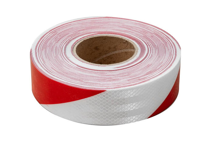 Red-white reflective tape - 1 metre stripe - UNITRAILER
