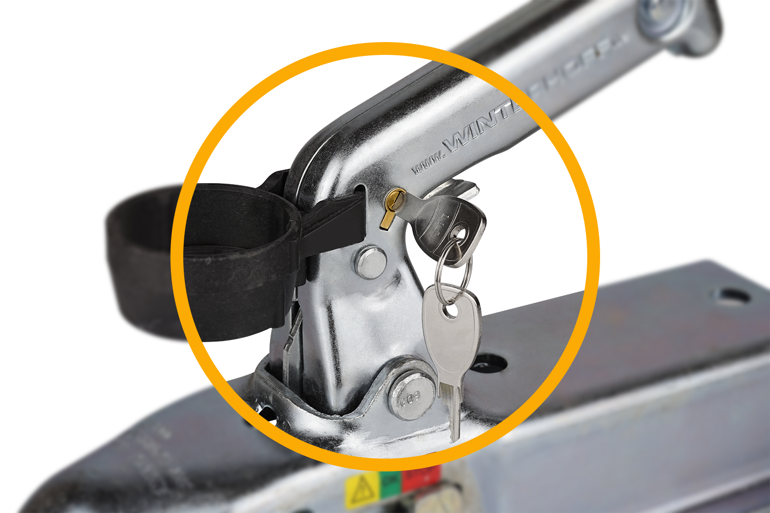 Tow hitch lock by UNITRAILER - UNITRAILER