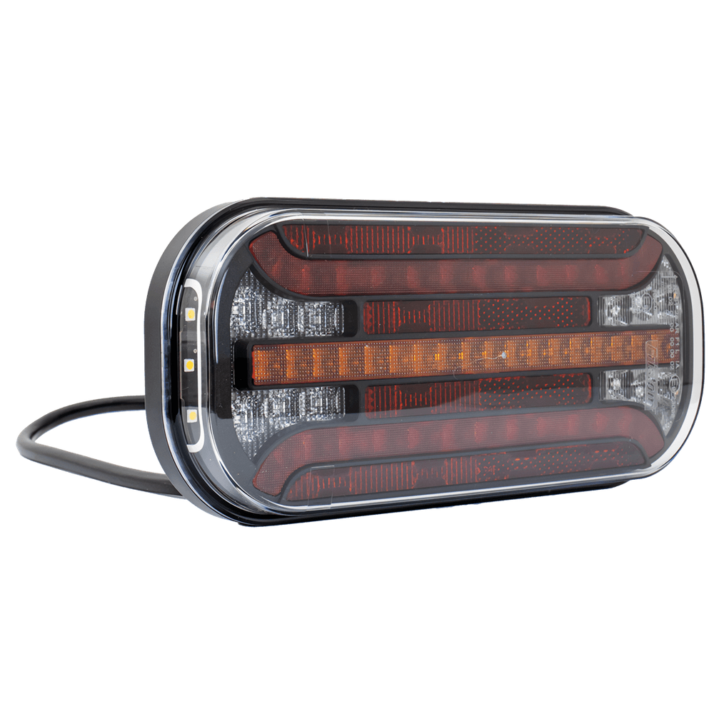 FRISTOM FT-230 LED rear lamp with dynamic indicator, 6 functions ...