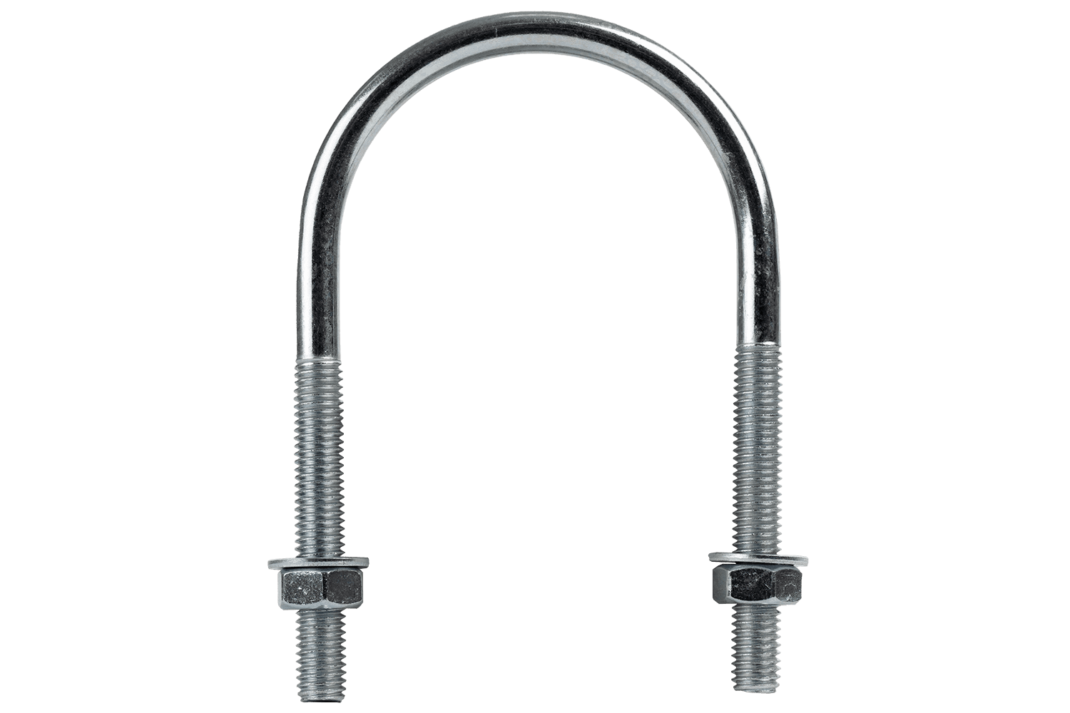 M8 round clamp with nuts and washers 61/110 - UNITRAILER