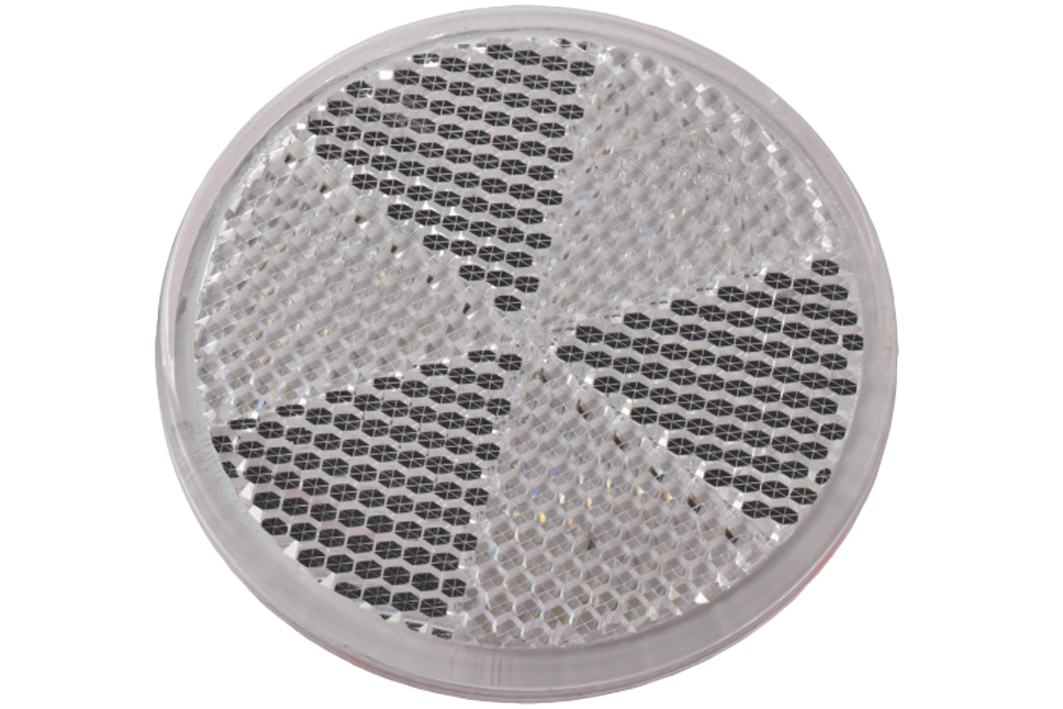 White reflector 60 mm with adhesive tape - UNITRAILER