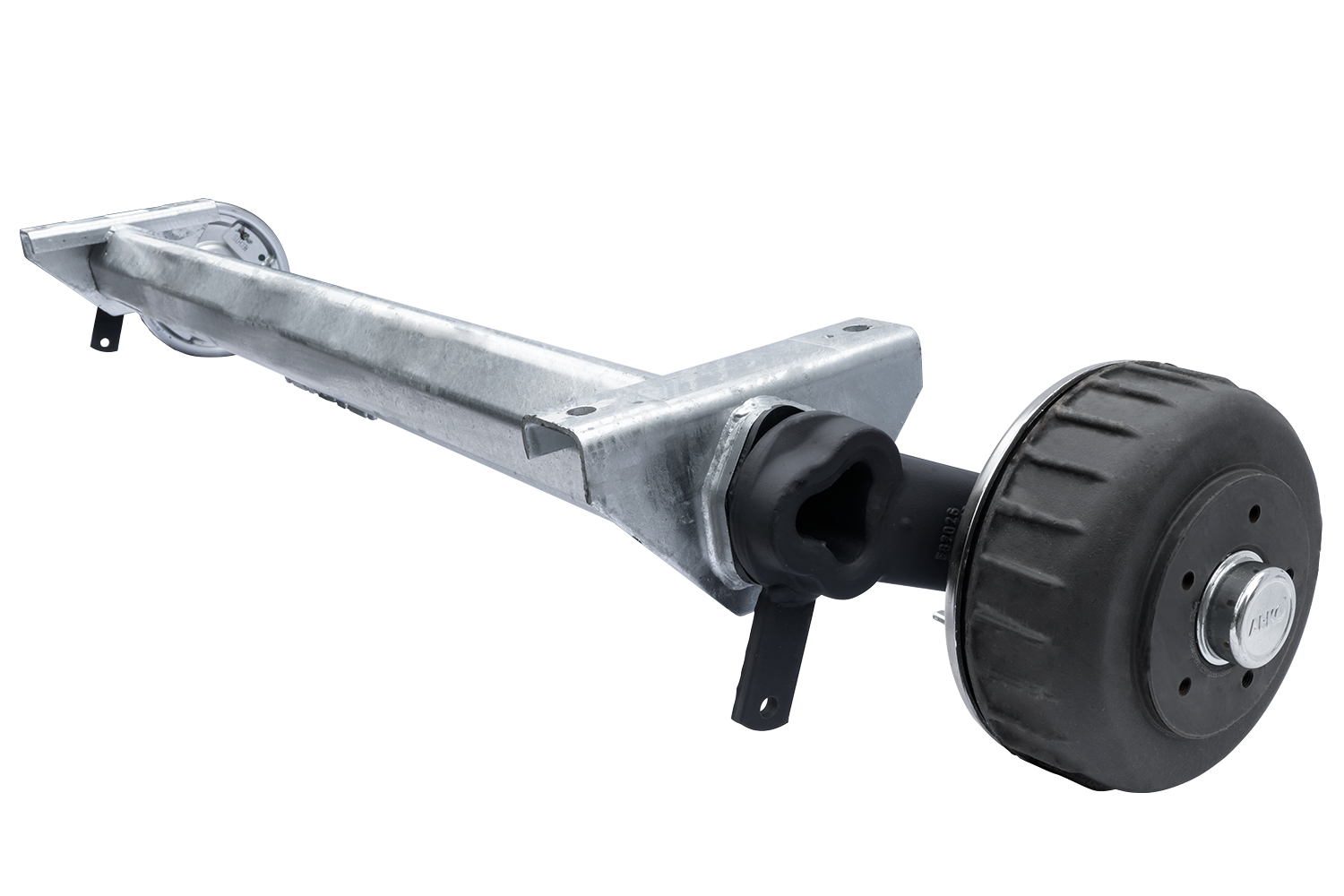 AL-KO EURO braked axle for trailer/carriage 1800kg 1450mm 1950mm 5x112 ...