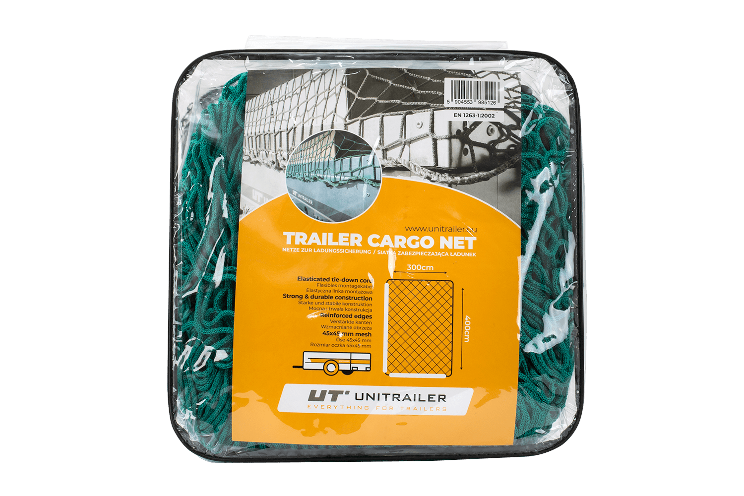 Transport net for UNITRAILER trailer securing the trailer load ...