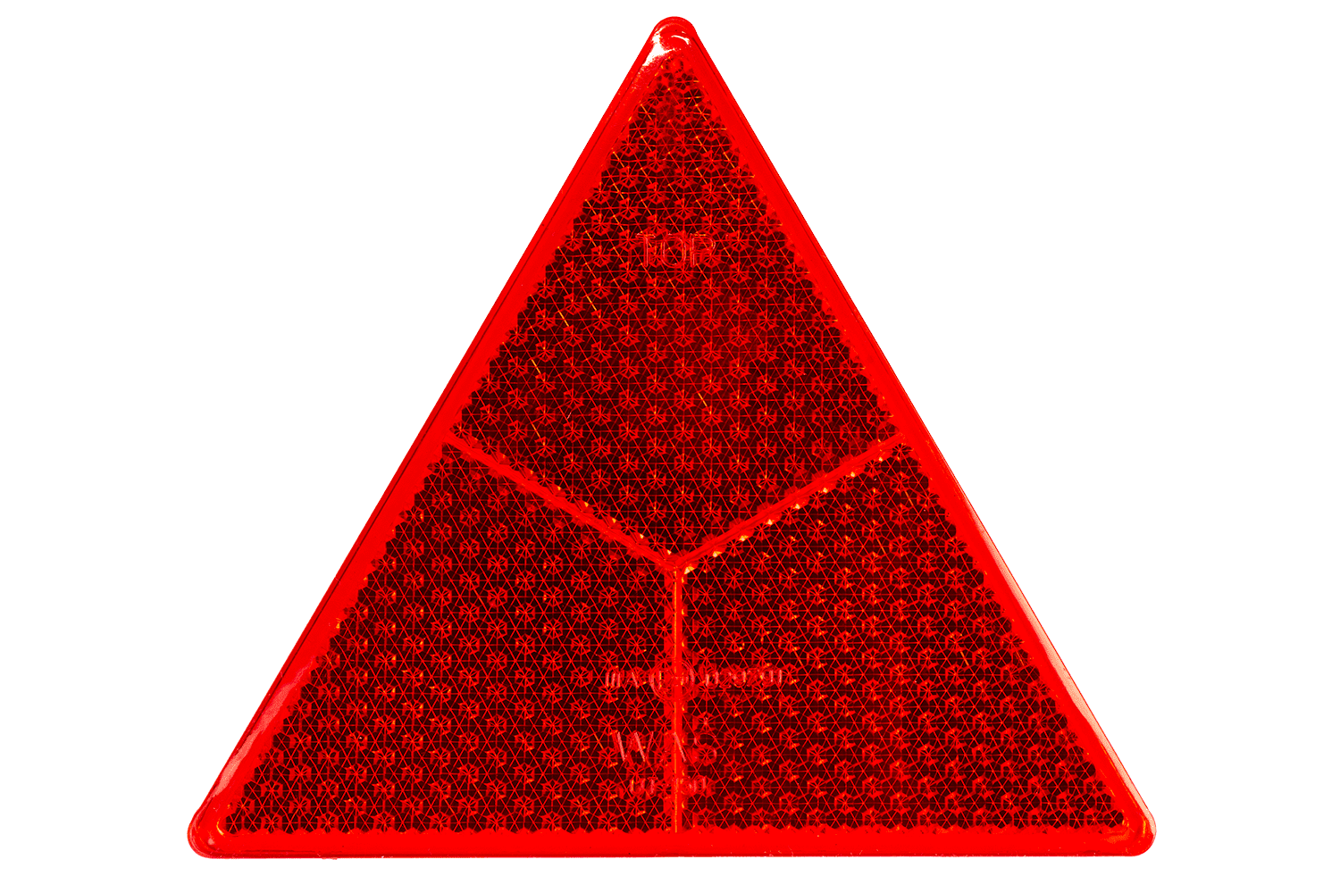 Red warning triangle WAŚ reflective light - UNITRAILER