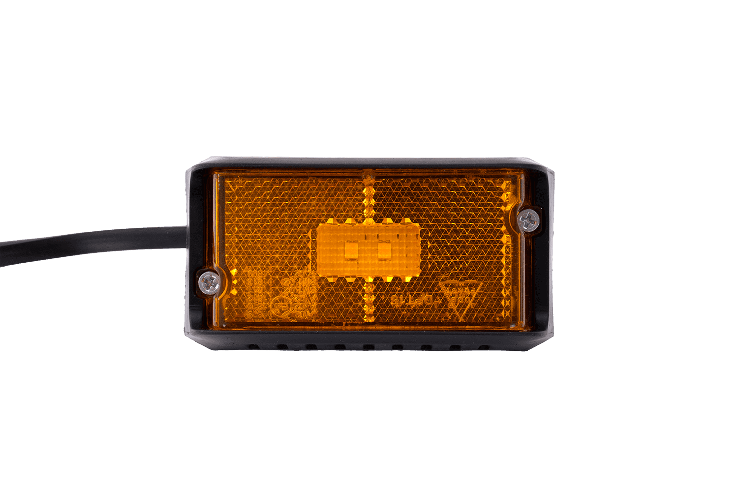 DOBPLAST DPT15 LED yellow marker lamp with reflector and 0.5m cable ...