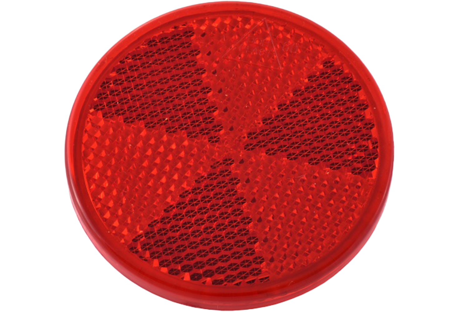 Red reflector 60 mm with adhesive tape - UNITRAILER