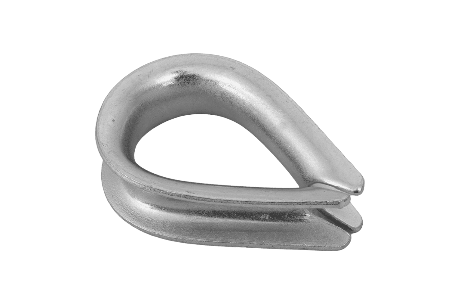 DROMET KU10 rope thimble steel cockle 10mm - UNITRAILER