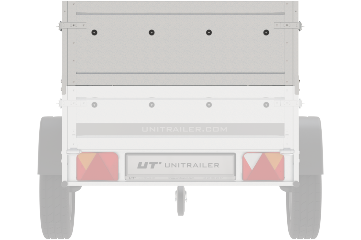 BIS sides for the UNITRAILER GARDEN TRAILER 201 KIPP trailer - UNITRAILER