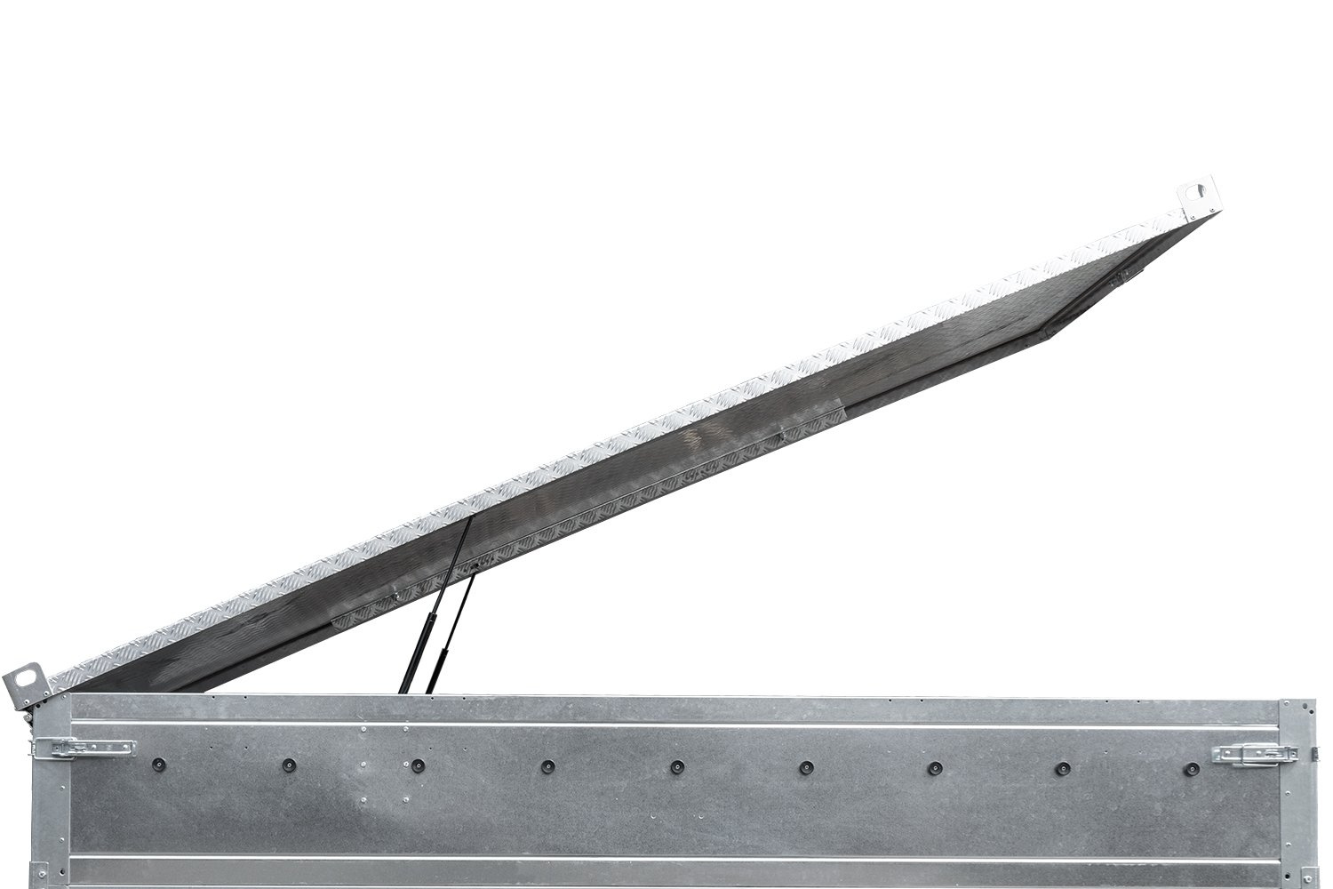 UNITRAILER GARDEN TRAILER 264 KIPP trailer cover with cylinders / key ...