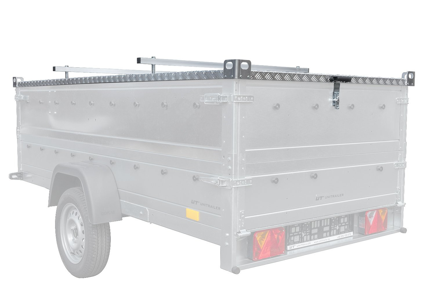 UNITRAILER GARDEN TRAILER 264 KIPP trailer cover with cylinders / key ...