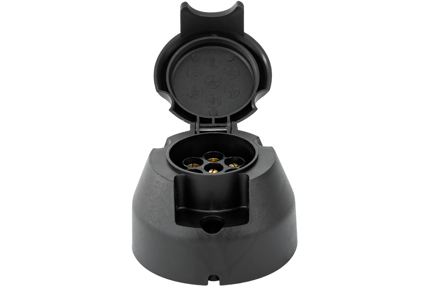 7-PIN TruckLED socket for a trailer towbar - UNITRAILER